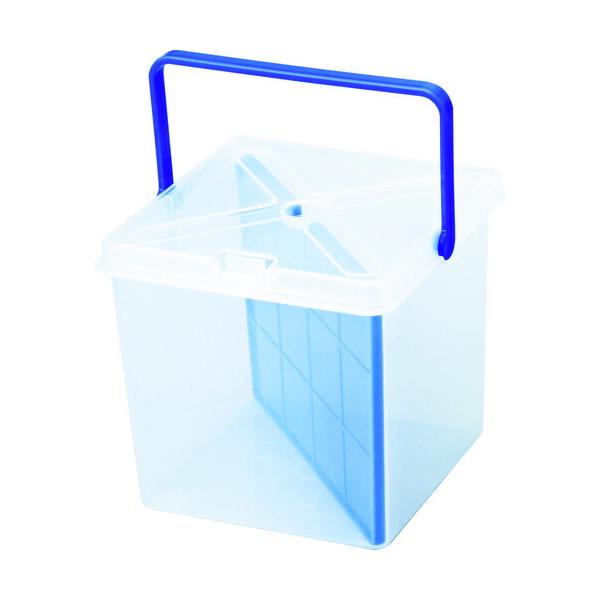 特長ハンドルは強固な設計で、引っ張りにも非常に強いです。取り外し可能なワンタッチ開閉フタです。市販のお徳用サイズのビス箱にジャストフィットします。便利な仕切付です。用途ねじ、くぎの収納に。フタ付仕切板1枚付中皿なし色：クリア外形寸法(mm)...