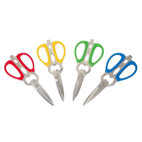 料理の早さと衛生面を追求する料理人のニーズに応えた料理専用万能ハサミです。刃先に極小のギザを入れ、切り逃げをふさぎ、確実にスピーディに切れます。取り外して洗えるから衛生的！！＜ご注意＞取り外しての洗浄後、ジョイント部分の取り付けは必ずハンド...