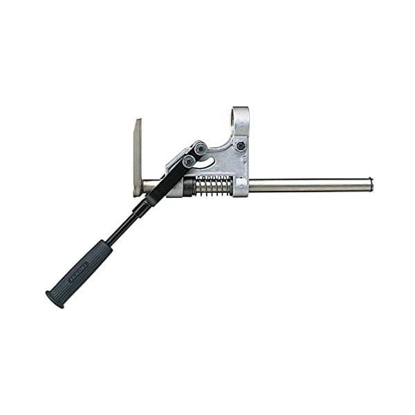 電動工具を使った効率的な穴あけ作業に最適な電子ボーラー用スタンドです。適用電気ドリルはD 13VCおよび旧形のD 10SD、D 13TAに対応しており、鉄工用最大穴径13mm、ホールソー使用時には35mmまでの切削能力を持ちます。この性能に...