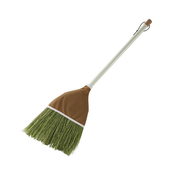 特長    畳を傷めない、しなやかな掃き心地です。用途    室内用ほうき商品スペック仕様・規格      幅(mm)：271    長さ(mm)：759材質      柄：竹に樹脂チューブ    穂：ホーキ草質量・質量単位      314ｇ