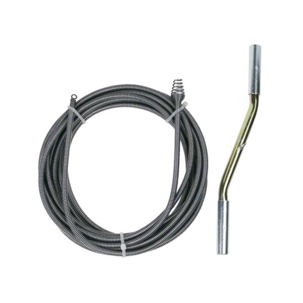 排水管の清掃をスムーズに行いたい方に最適な商品です。ワイヤー径9mmの頑丈な設計で、洗浄作業中でも安定した力を加えることができ、長く侵入させた先でも効果的に使用できます。【商品説明】【用途】としては、宅内から道路に向けた横引管の清掃ができ、...