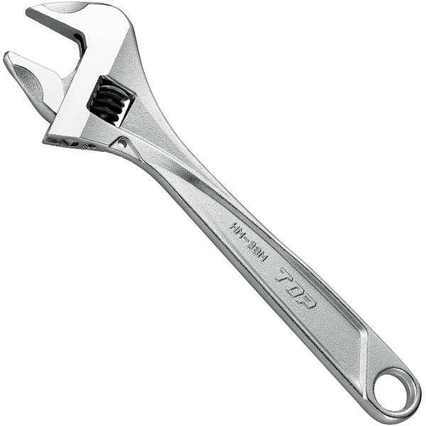 特長ワンランク上のサイズまで開きます。ガタ無しウォームを搭載しています。バックラッシュレスをカット、ボルト・ナットを傷つけません。非対称ハンドルで握りやすく、力が入れやすいです。セーフティコード用穴付です用途各種ボルト・ナットの着脱に。給水...