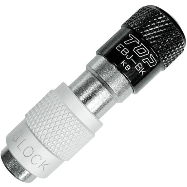 ワンタッチ交換で作業効率UP!!  +ビットを付けたままで、ドリル類をワンタッチで着脱できますビット側は白色（ロック式）、反対側は別の色（スライド式）とカラーで識別できます■用途下穴あけ後にビス止め等を、連続で行う作業に最適です6mmまでの...