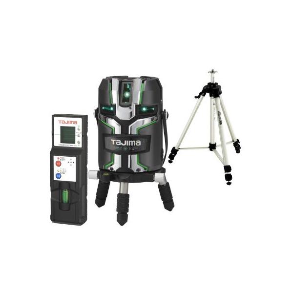 鮮視度500の新世代シャープグリーン（520nm）ラインセンサー制御方式により、振動の多い現場でもレーザーラインの揺れが少ない4方向縦ラインで遣り方作業、360°横ラインで多人数の作業が同時に可能手動でも精密な地墨合わせができる回転微調整ツ...