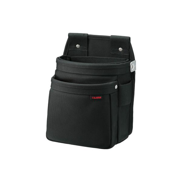 【商品説明】様々な職人さんに向けた工具収納に最適なタジマの腰袋です。ナイロンコーデュラを使用することで高い強度を誇り、広い開口部を持つメタルアングルを採用していますので、アクセスが容易です。この製品は、着脱可能な内袋が付いており、ベルト補強...