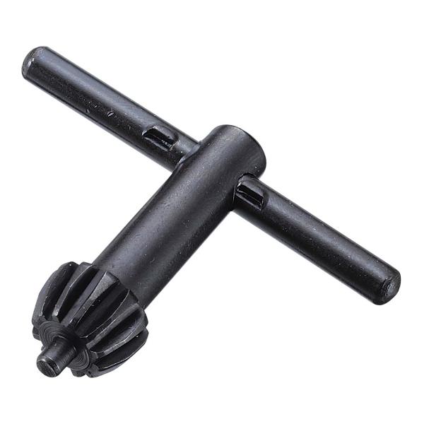 ●本体：スチール ●力を掛けやすいT型ハンドルです。 ●電ドルチャックの締め付けに ●ハンドル形状：T型 ●本体質量 44 g 本体寸法 49×64×16 mm