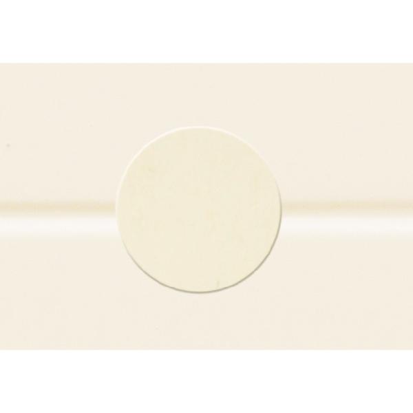 天然木シールで、ベースプレートに打ったビス頭をかくします。サイズ：φ14mm10チップ/枚
