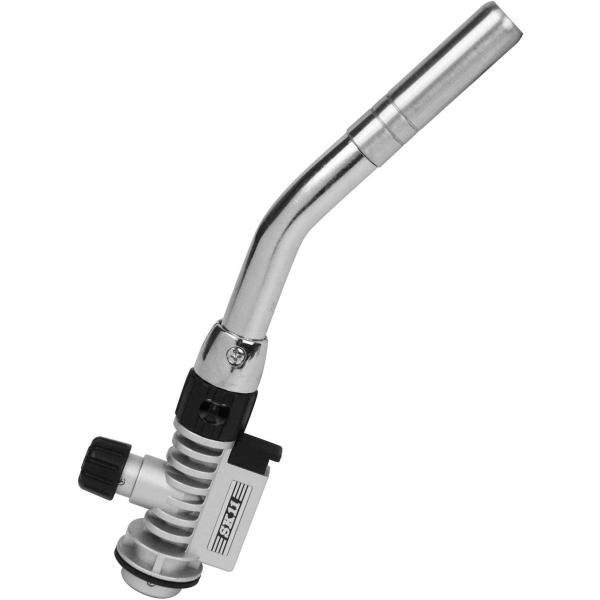 用途  炭火着火、塩ビパイプの加工、銅管のハンダ・ロウ付作業等。機能・特徴  空気孔を調節することで作業に最も適した炎を選ぶことができます。ノズルが長く対象物に届きやすい為、とても作業性に優れています。ワンタッチで着火します。仕様  ●燃焼...