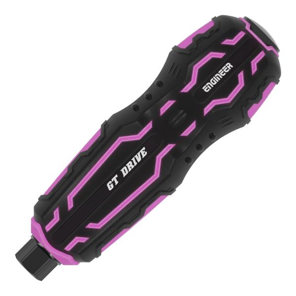 【商品説明】このドライバーは、強力なトルクを生むための人間工学に基づいたデザインを採用しており、φ10mmの鉄芯を貫通させることで、ハンマーの衝撃をダイレクトに先端へ伝達します。また、ボルスター付きの設計により、レンチを使用して高トルクを出...