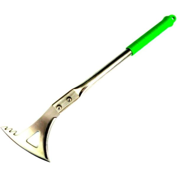 特徴用途:カートに乗りながら除草作業ちょい長でらくらく除草 雑草を刈る雑草を抜く 雑草を切る サビに強いステンレス製 本体：ステンレス特殊鋼、パイプ：ステンレス鋼、グリップ：PVC