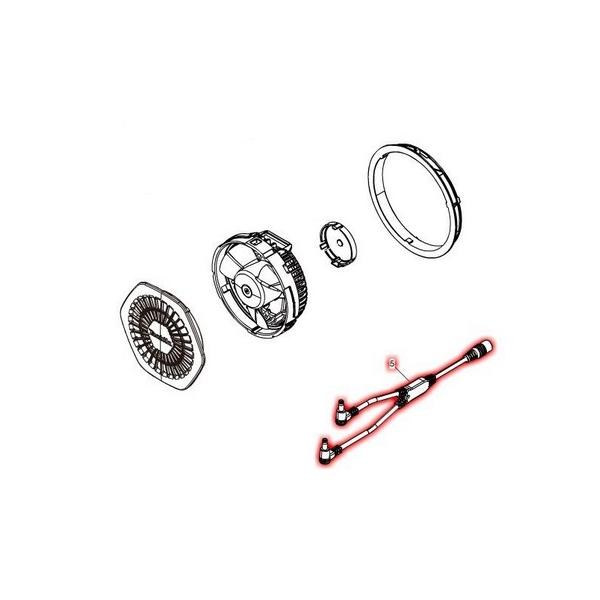 マキタ ファンユニット(A-67527)用部品赤枠で囲われた部品のみになります。