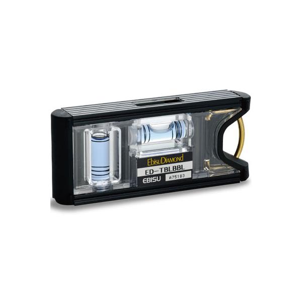 足場組立て用ミニレベル平行・垂直測定用4本線アクリル気泡管(蓄光付)感度：0.50mm/m=0.0286°精度：±1.00mm/m=±0.0573°以内 V溝付測定基準面はV溝付でパイプ等の測定が可能 シャックル付落下防止コードの取付けがで...