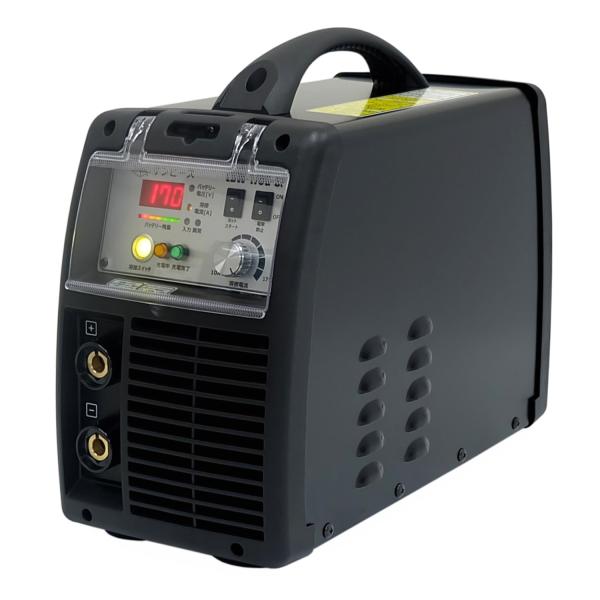 マイト工業製LBW-170Gと見た目以外同じものになります。マイト工業取扱店での修理にも対応しております。正規ルート製品2年保証！＜商品概要＞●リチウムイオンバッテリー搭載●適用溶接棒　1.0〜4.0●小型・軽量モデル●安定した溶接可能●軽...