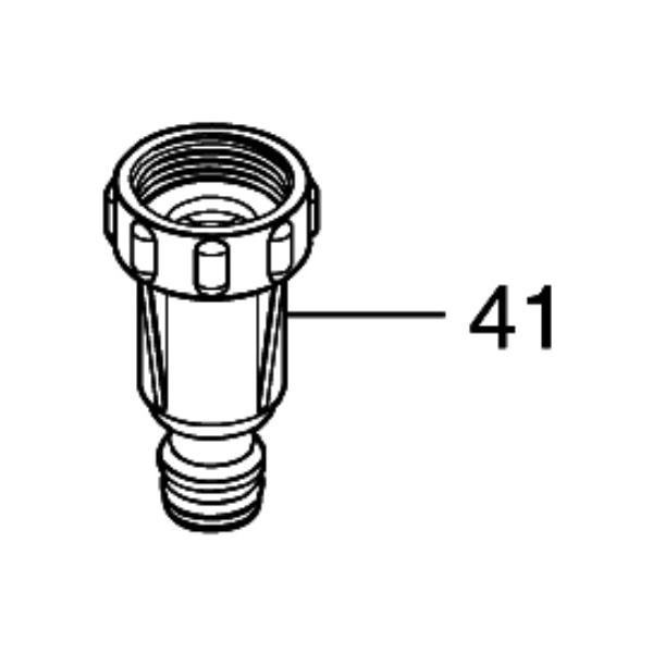 マキタ(makita) 部品 MHW180D用 LX00000056 フィルタアッセンブリ 図番41