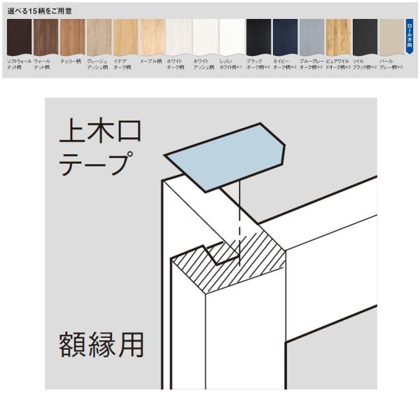 額縁 1・2・3・4型用サイズ 13×24×0.2（4枚1シート×5シート入）上木口テープ・木口テープ・ドア上木口化粧シール内装ドア、クローゼット、開き扉のケーシング額縁の木口化粧および内装ドア、親子ドアの召し合わせ上木口化粧、窓枠の木口化...