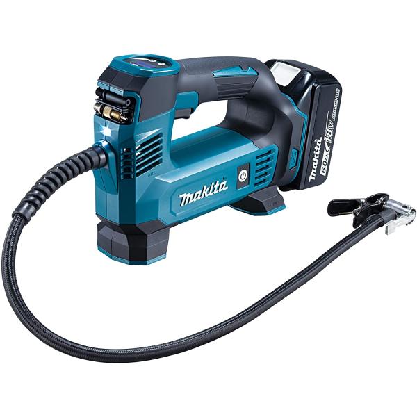 ※バッテリー/充電器別売マキタのMP180Dは、長時間使用が可能な18V仕様の充電式空気入れです。ラクラクと空気を入れることができ、吐出量は12L/min（200kPa時）で、各種設備の点検や確認作業に便利です。接続には市販品をご利用いただ...
