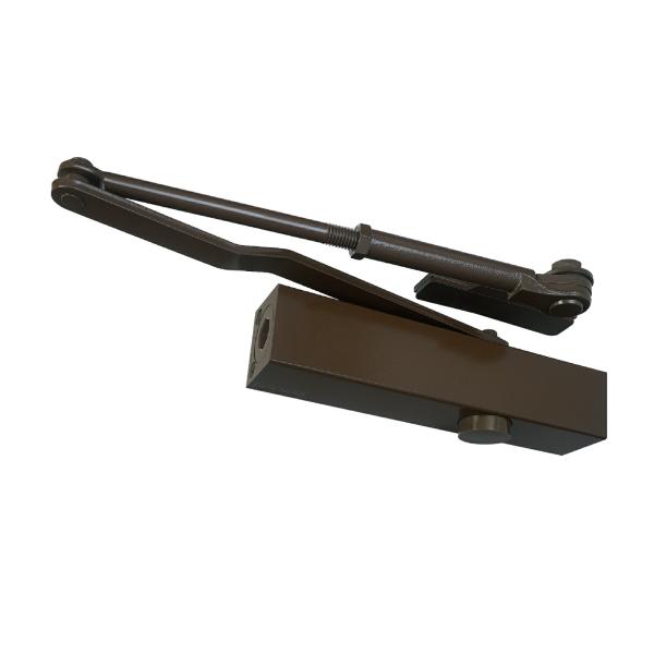 取替用ドアクローザPSX-2・PSX-3・他社メーカー数種類のドアクローザを同じ取付ネジ位置で交換できます！・ストップ付・ストップなし兼用・取付穴隠しシールで取付穴を隠せます。・カラーはシルバーとバーントアンバーの２色。PSX-2　取替可能...