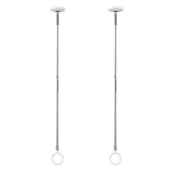 【仕様】カラー/ホワイト長さ/840ミリ(660ミリ、750ミリ、840ミリの3段階に調整可能)※吊るすものの長さにあわせて、その都度調整できます。材質/（メカ本体・ポールヘッド）亜鉛ダイキャストにクロームメッキ（カバー）、亜鉛ダイキャスト...