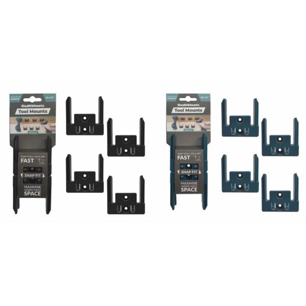 本商品は、マキタ（Makita）のLXT(18V/14.4V)用のツールマウント（ホルダー）です。壁や机に取り付けることで、ツール本体を平積みする必要がなくなり、壁や机に固定して、整理整頓・安全保管の両立ができます。マウントに取り付ける時は...