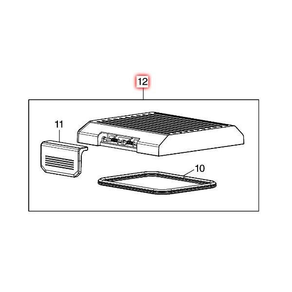 マキタ(makita) 充電式冷温庫用 CW003GZ用 トップカバーアッセンブリ WL00000299CW003G用くぼみが付き今まで入らなかった500mlコーラが入るようになります。