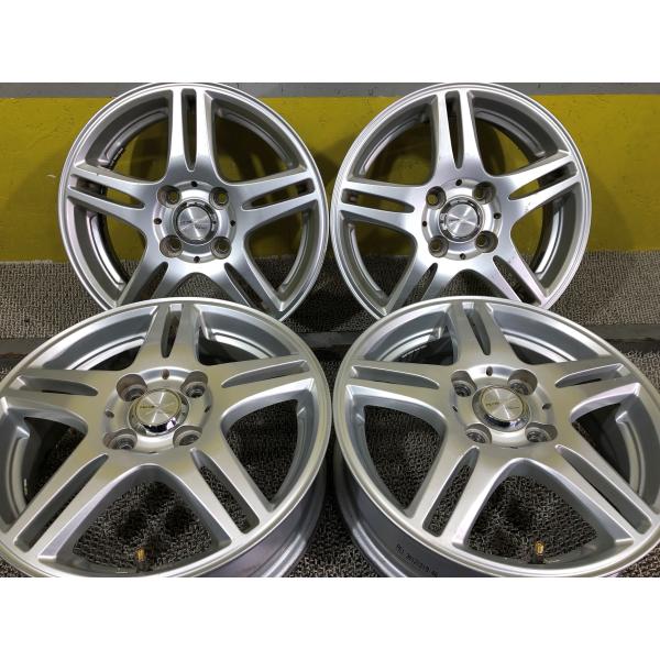 社外14インチ4穴ピッチ 100オフセット+42 4本セット商品説明及び商品画像をよくご確認して頂いた上でご検討下さい。ご不明な点はお気軽にお問い合わせ下さい。