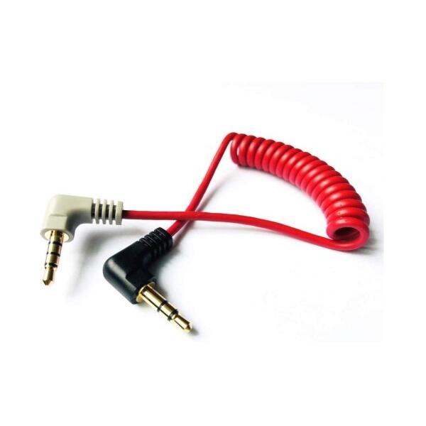 スマートフォンMovo BOYA 3.5mm TRS-TRRSジャンパーRODE SC7 VideoMic ビデオマイク交換アダプターケーブル商品コード：66079689169型番：QQC-01カラー：レッドこれは、iPhone、Adroi...