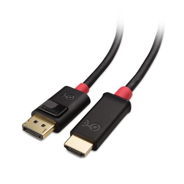 Cable Matters 単方向 4K DisplayPort HDMI 変換ケーブル - 2m、4K DP HDMI 変換ケーブル、ディスプレイポート HDTV/モニター/プロジェクター コード、ブラック商品コード：6607968936...