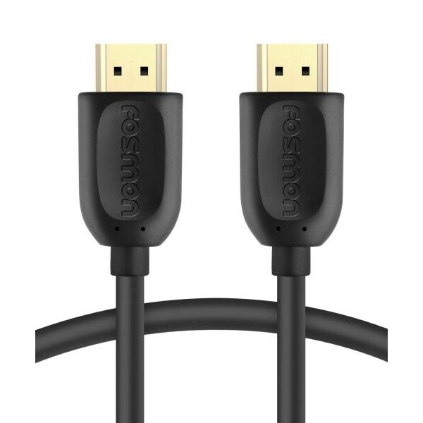 Fosmon HDMI オス - オス ハイスピードケーブル 7.5m (ブラック)商品コード：66079689369型番：HDMI-25FTサイズ：7.5mカラー：7.5m高速オスtoオスHDMIケーブル高解像度金メッキコネクターFosm...