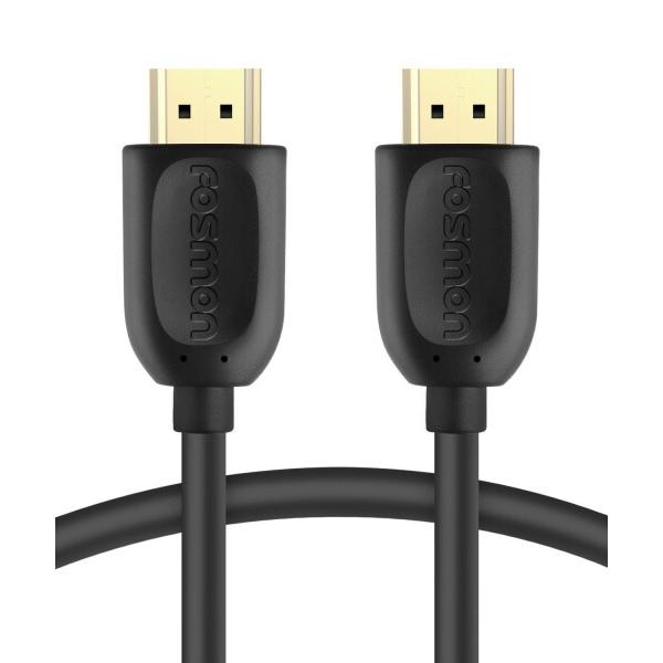 Fosmon HDMI オス - オス ハイスピードケーブル 9m(ブラック)商品コード：66079689374型番：HDMI-30FTサイズ：9mカラー：9m高速オスtoオスHDMIケーブル高解像度金メッキコネクターFosmonの高速イー...