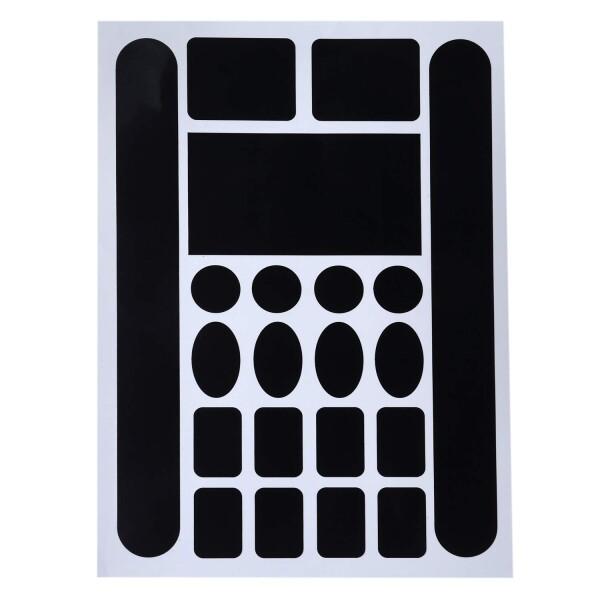 （fesley）自転車 保護シール フレーム プロテクター ステッカー 透明 黒 (ブラック)商品コード：66079689947型番：157biseeta001カラー：ブラック傷・埃・こすれからフレームの塗装などをまもるシールです。粘着はフ...