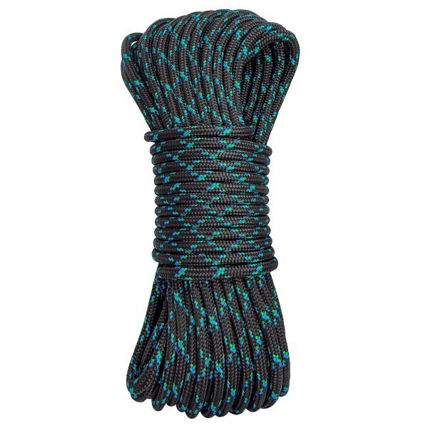 GM CLIMBING UIAA CE 認証 8mm アクセサリーコード ダブルブレード構造 プルージック ランヤード ストラップ作り用 コード クライミング アーボリスト アウトドア使用 6Mカットサイズ ブラック商品コード：660796...