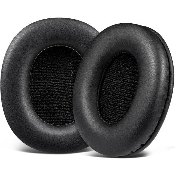 SOULWIT イヤーパッド イヤークッション SONY MDR-CD900ST / MDR-7506 / MDR-V6 / MDR-V7 ヘッドホン 交換用 パッド カバー プロテインレザー 高密度フォーム ブラック商品コード：66079...