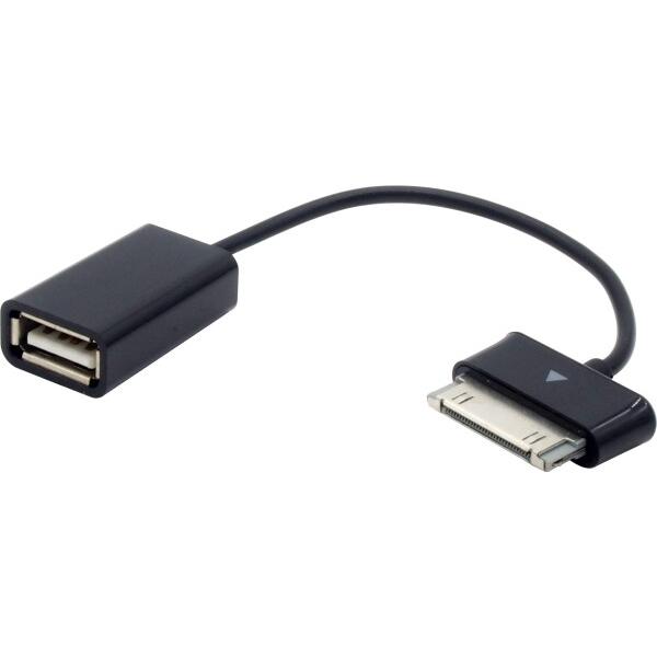 オーディオファン Galaxy用 OTGケーブル 30pin オス - USB タイプA メス 30ピンDock端子搭載 SAMSUNG Galaxy SC-01D SC-02D SC-01E対応 iPhone不可商品コード：6607969...