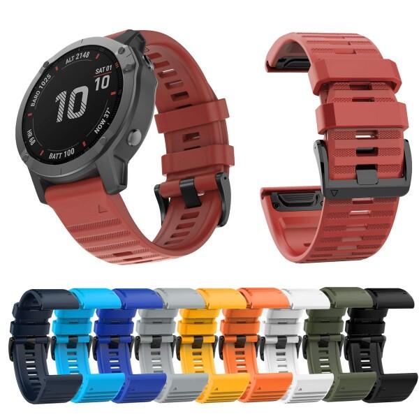 26MM 22MM バンド for ガーミン Fenix 7/7X交換用シリコン製 ベルト対応ガーミン Approach S60 S62 MARQ Forerunner 935/945 Instinct Tactical/Tide Feni...