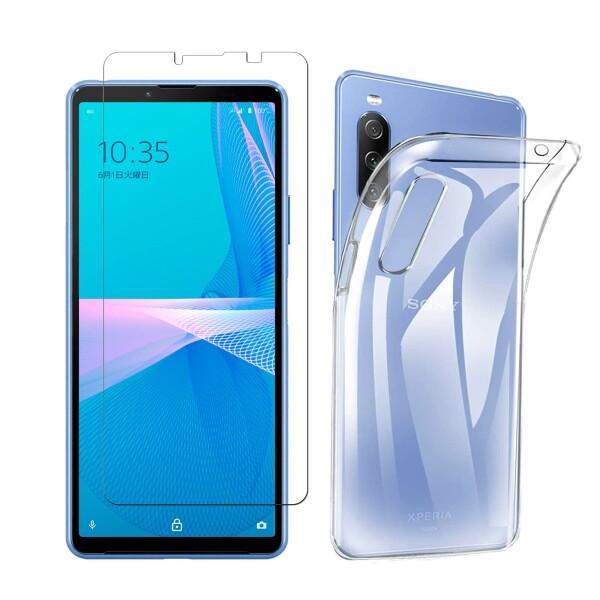 For エクスペリア10 III / For Xperia 10 III SO-52B SOG04 / for Xperia 10 III Lite XQ-BT44 用のフィルム 硬度9H 気泡ゼロ 飛散防止 高感度 衝撃吸収 指紋防止 強...