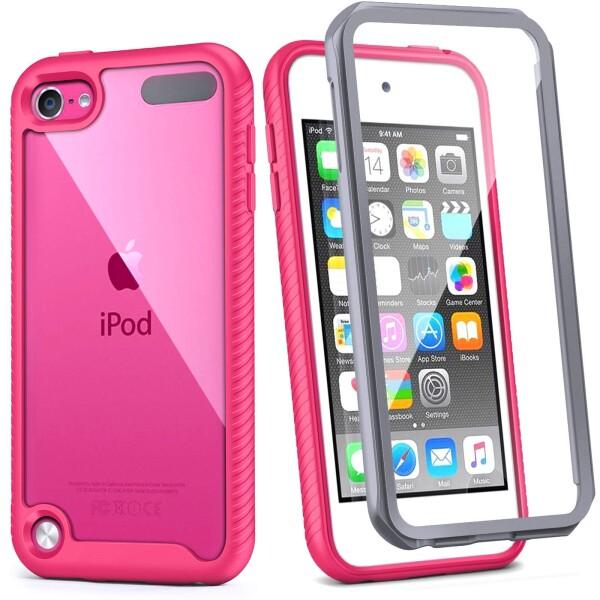 iPod Touch 7th Generation Case, IDweel Armor Shockproof Case with 2 Screen Protector Heavy Duty Full Protection Shock Re...