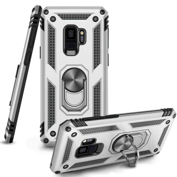 Tgaoleyd Samsung Galaxy S9 用ケース リング付き PC 対応 落下衝撃吸収 TPU フルプロテクトデザイン 耐衝撃 防塵 360度回転 車載ホルダー対応 米軍MIL規格 軽量 薄型 擦り傷防止 クリア 取り出し易い...