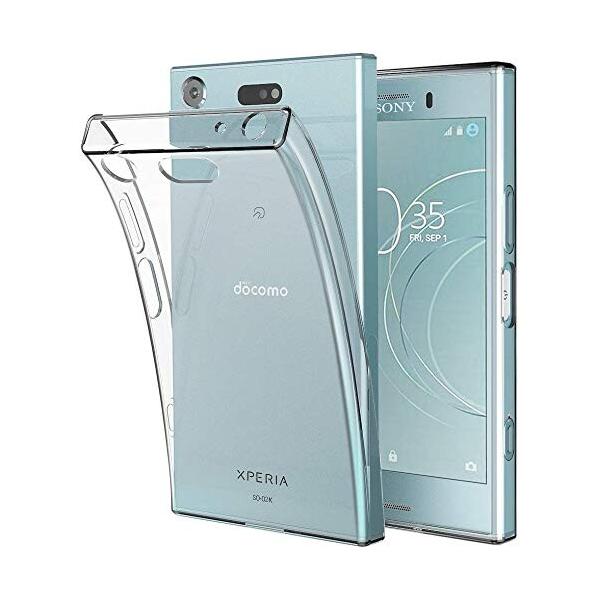 For Xperia XZ1 Compact SO-02K 用のケース クリア TPU ケース For Xperia XZ1 Compact 用のカバー TPU 超薄型 全面保護 ケース TPU ソフトFor SO-02K ケース クリア ...