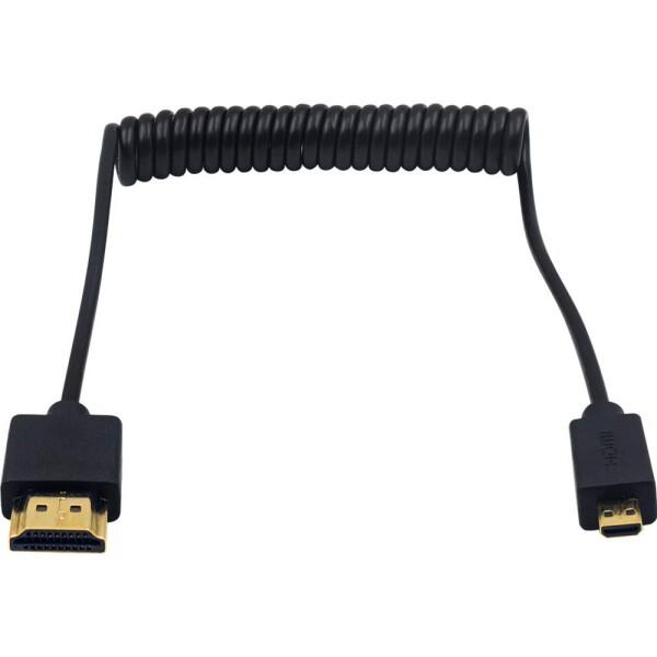 Duttek マイクロ HDMI to HDMIケーブル、 HDMI to Micro HDMIケーブル、 極薄 Micro HDMI オスto HDMIオス コイルケーブル(1.2m)商品コード：66079696136型番：DUK-004...