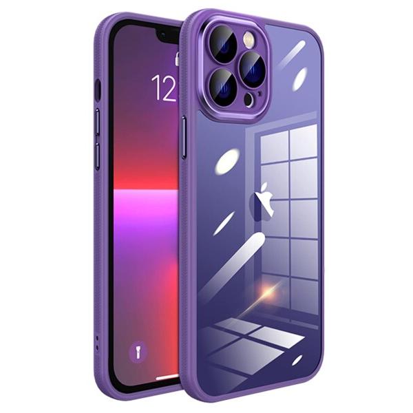 Donocao iphone 13 ProMax専用ケース あいふぉん13 プロマックスカバー シリコン 耐衝撃 クリアアクリル背面プレート カメラカバー 強化ガラスレンズ保護フィルム付き 防水 マイクロホン防塵網 黄変防止 指紋防止 オシ...