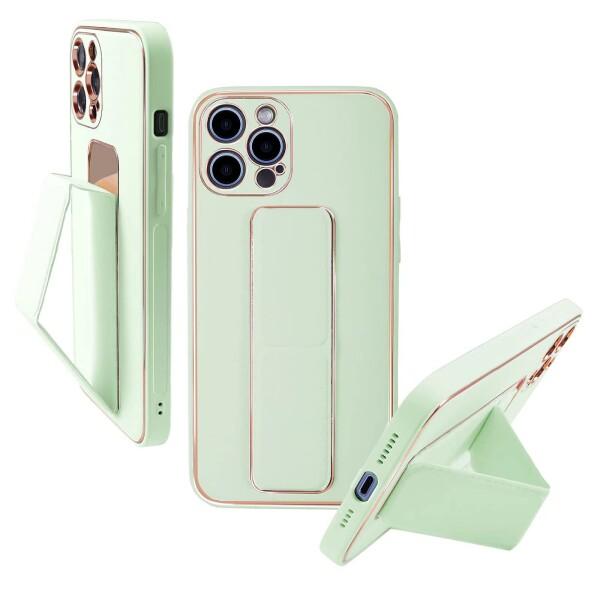 HANDODO for iPhone 13 Pro Max ケース スタンド機能iPhone 13 Pro Max 用 ケース ビーガンレザー 耐衝撃 グリップバンド付き アイフォンカバー カメラ保護 衝撃吸収 耐汚れ 全面保護 携帯ケース...