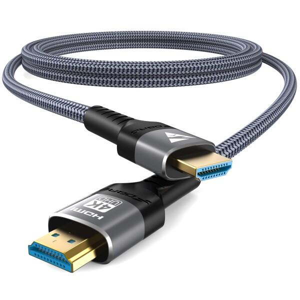 FDBRO 4K HDMI ケーブル UltraHD 18Gbps オス-オス 4K@60Hz 2K@144Hz HDR ARC 3D HDCP 2.2 HDMI 2.0 ケーブル, HDTV、PS4/PS5、Xbox、ビデオプレーヤー、モ...