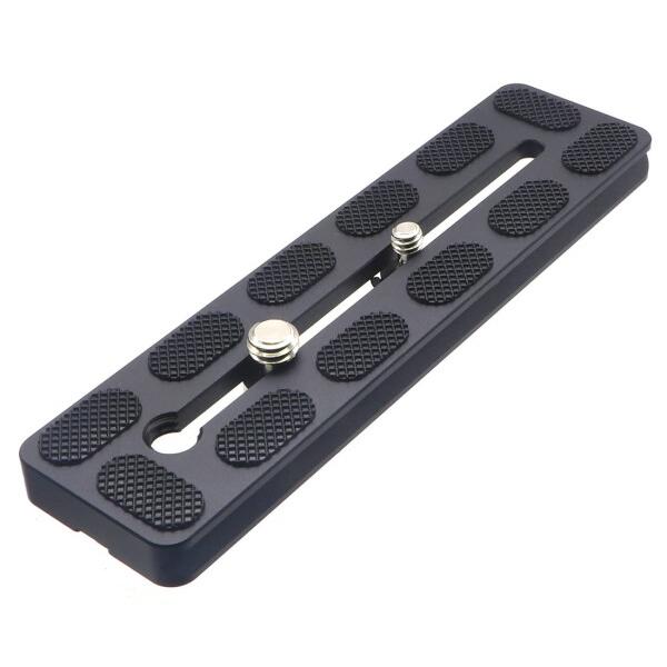 INPON クイックリリースプレート アルカスイス互換 150mm 1/4"ネジと3/8"ネジ付商品コード：66079697829型番：47230202カラー：3/8"ネジ穴アルカスイス規格の150mm汎用クイックリリースプレートです。高精...