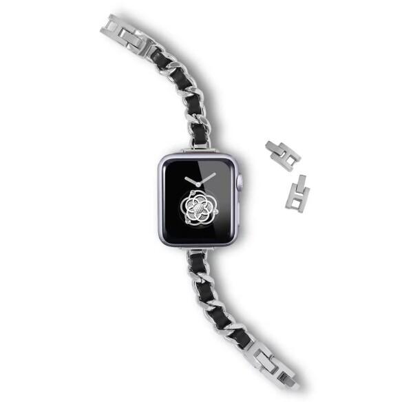 (HANDODO) Apple Watch バンド ステンレス レディース アップルウォッチ バンド 42mm 44mm 45mm Apple ウォッチ バンドチェーン お洒落 細い 交換ベルト iWatch Series 9/8/7/6/...