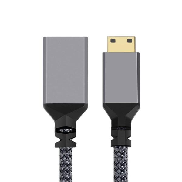 chenyang CY Mini HDMI - HDMIケーブル、Mini HDMI 1.4オス-HDMIメス 4K延長ケーブル DV MP4カメラ DCノートパソコン用商品コード：66079699656型番：CY-HD-004-BKカラー...