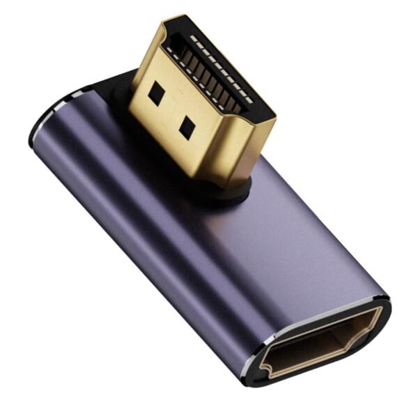 fine-R 8K HDMI 2.1アダプター 48Gbps オス to 延長アダプタ HDMI延長コネクタ 方向変換 8K 60Hz 4K 120Hz HDR カーナビ Switch テレビ HDTV Roku Xbox 360 PS4 ...