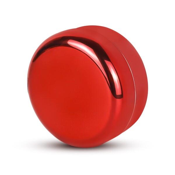 okcsc イヤホンケース 有線 ハード ケース 小物 イヤホン 収納 汎用 コンパクト メッキ加工 鍵・USBメモリー・SD/TFカード・Airpods・Airpods Proに適合する 丸型 レッド商品コード：66079700394型番...