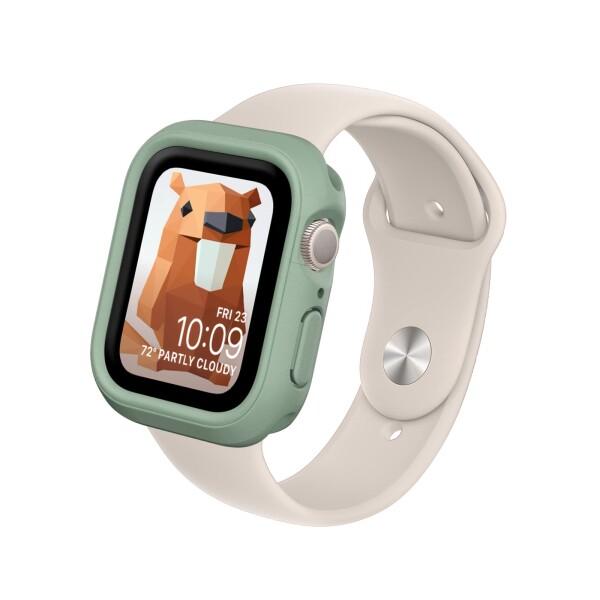 Apple Watch 9 / 8 / 7 (41mm) CrashGuardNX ケース 耐衝? 米軍MIL規格 衝撃吸収 傷 指紋 防止 薄型 軽量 SGS認証 - セージグリーン商品コード：66079700539型番：Apple-Wa...