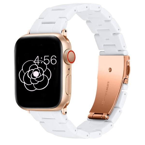 (CastleLife )コンパチブル Apple Watch バンド 樹脂バンド レディス 夏の色 綺麗 アップルウォッチ用のベルト 軽量 防水 Watch Series 10/9/8/7/6/SE/5/4/3/2/1対応 40mm 41...