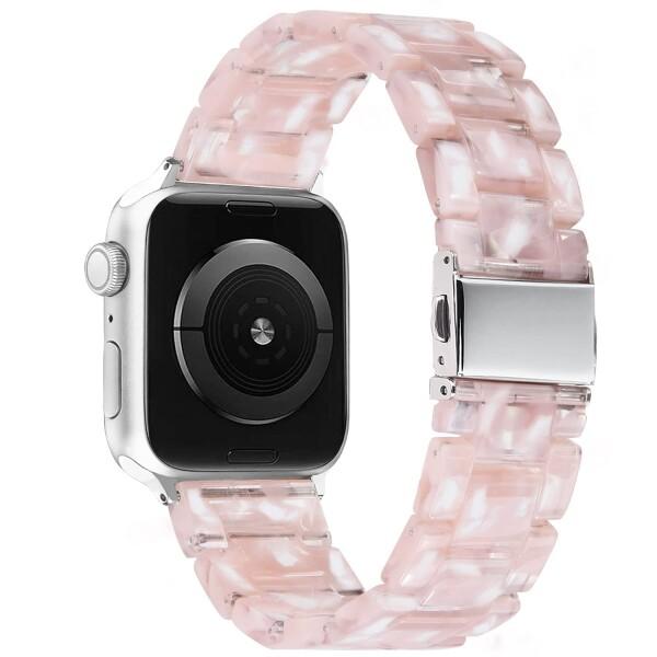 (CastleLife )コンパチブル Apple Watch バンド 樹脂バンド レディス 夏の色 綺麗 アップルウォッチ用のベルト 軽量 防水 Watch Series 10/9/8/7/6/SE/5/4/3/2/1対応 40mm 41...
